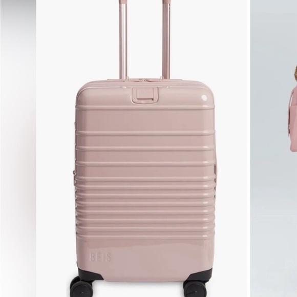 BEIS | Bags | Beis Glossy Carry On In Atlas Pink | Poshmark
